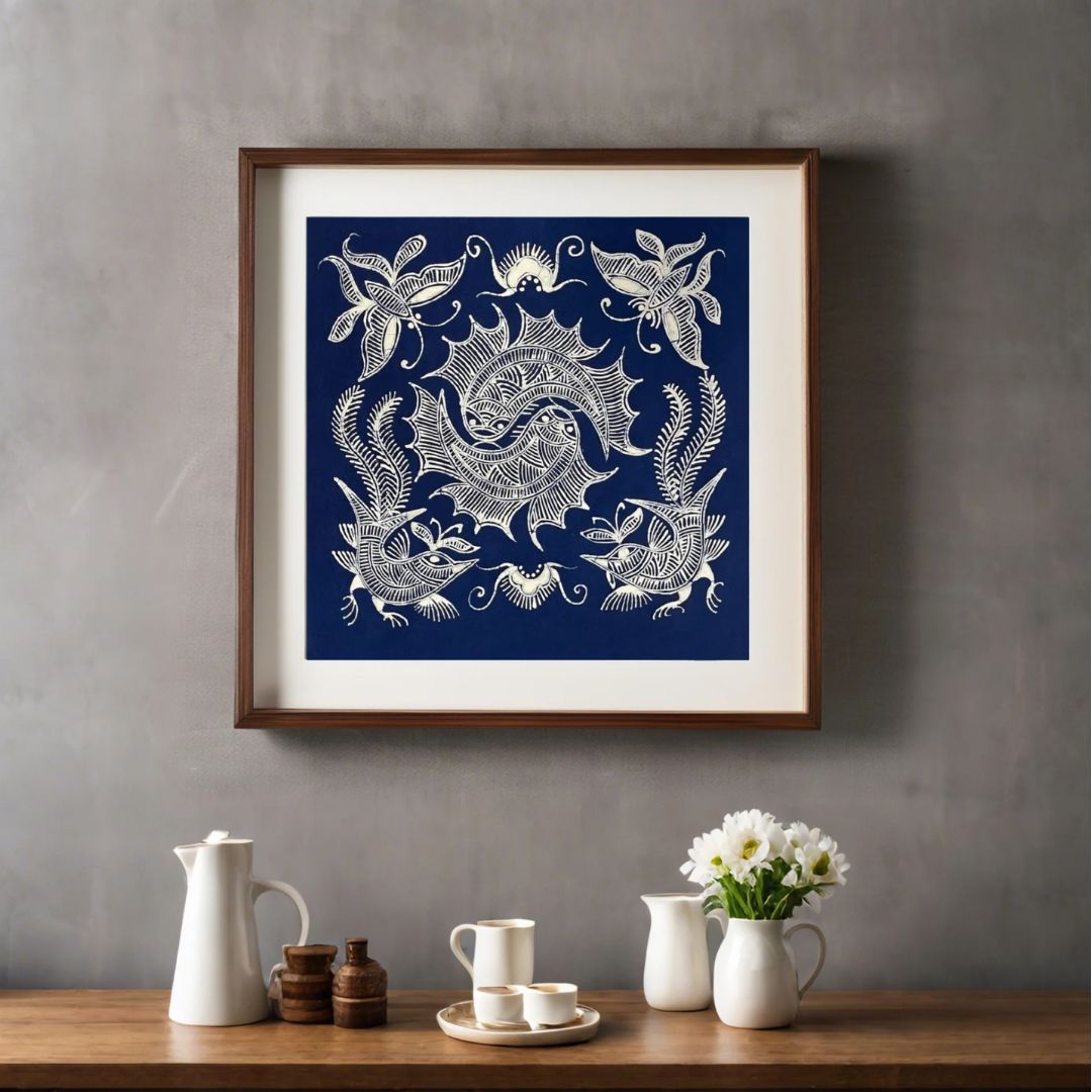 Miao Batik Wall Art | China Ethnic Painting – Runystore